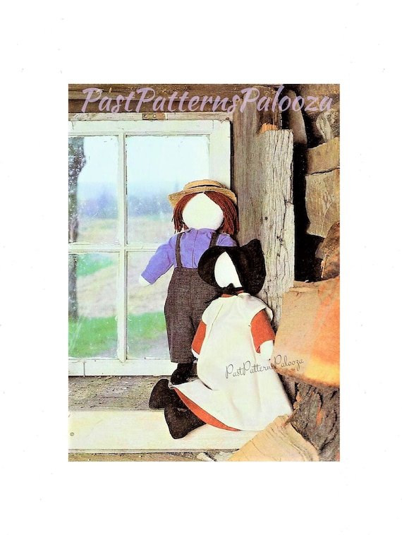 Vintage Sewing Pattern 18 Traditional Amish Girl and Boy - Etsy