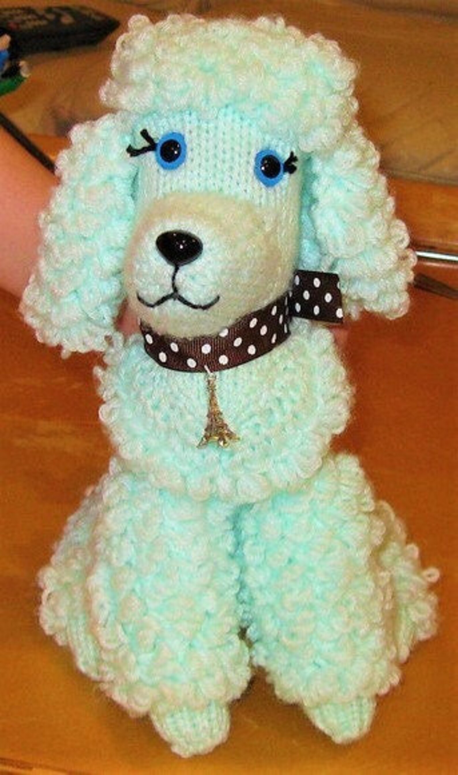 Vintage Knitting Pattern 10" Knit Poodle Toy Dog PDF Instant Digital ...