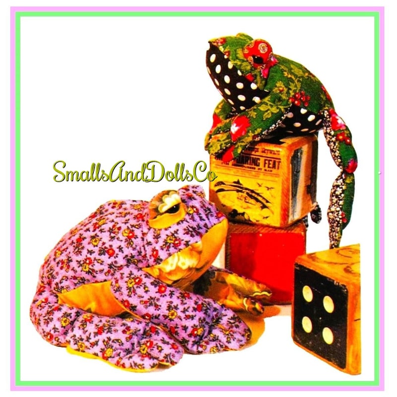 Stuffed Quilted Frog - Etsy