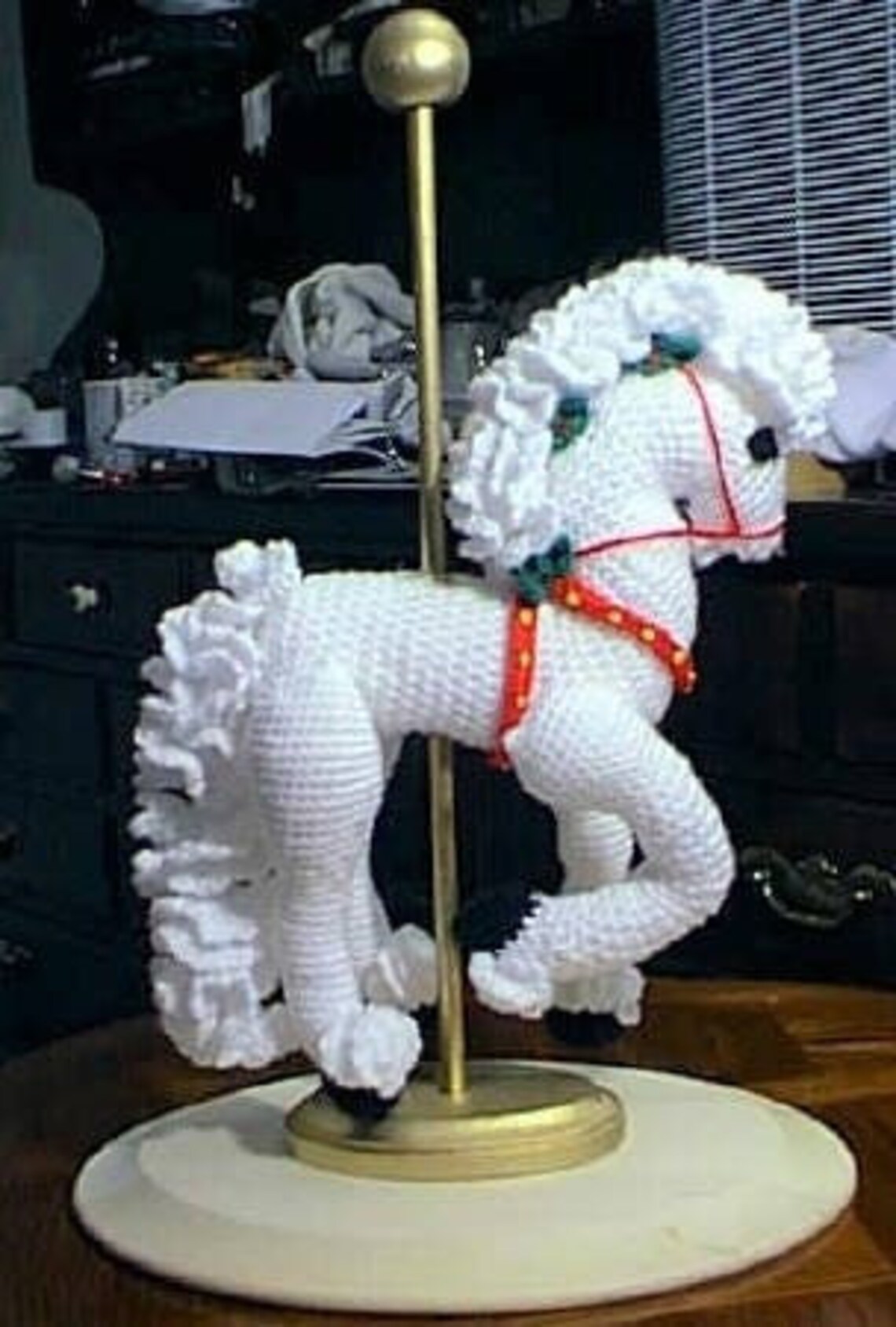 Vintage Crochet Pattern 15 Christmas Carousel Horse Soft - Etsy Canada
