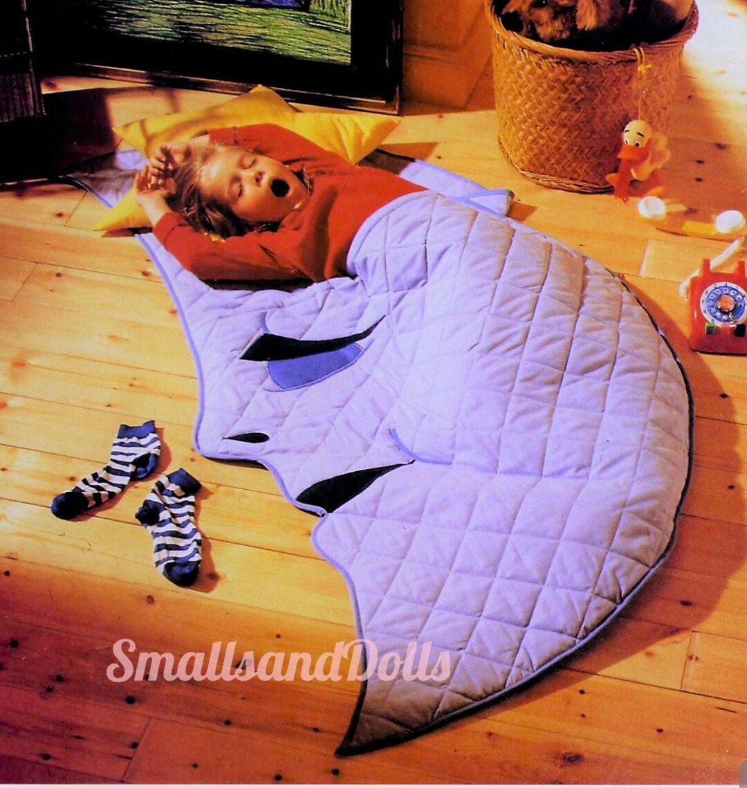 Vintage Sewing Pattern Cute Celestial Moon Kids Toddler Sleeping Bag ...