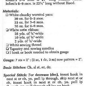 PDF Vintage Crochet Pattern Baby Girl Heirloom Christening Dress Gown ...