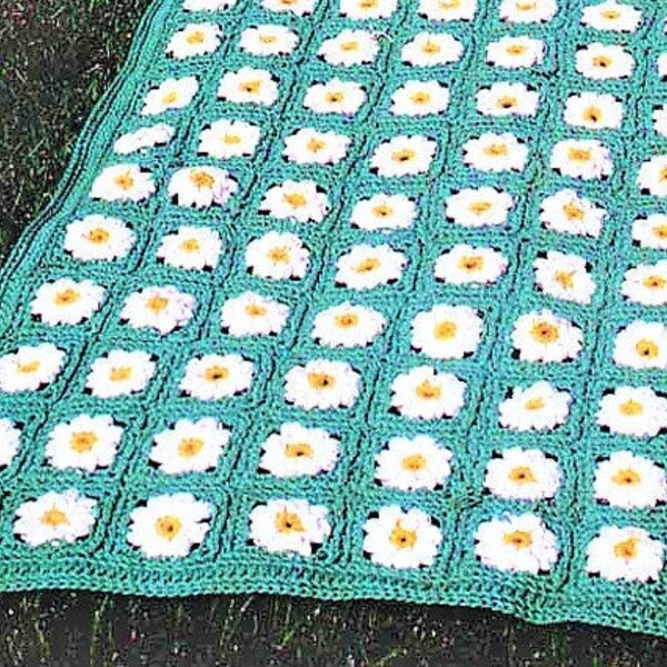 Daisy Afghan - Etsy