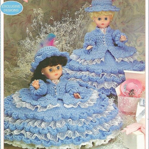 Pillow Doll Crochet Pattern Vintage Doll Dress PDF Crochet - Etsy