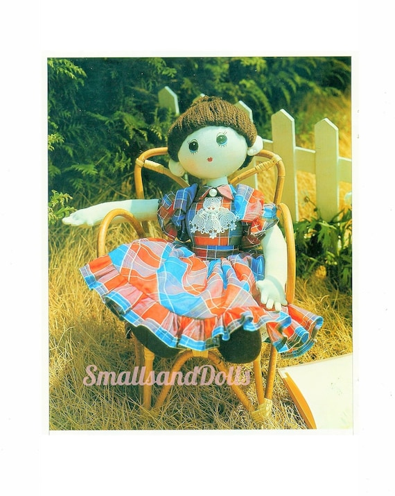 Vintage Sewing Pattern 18 Pretty Brunette Girl Soft - Etsy