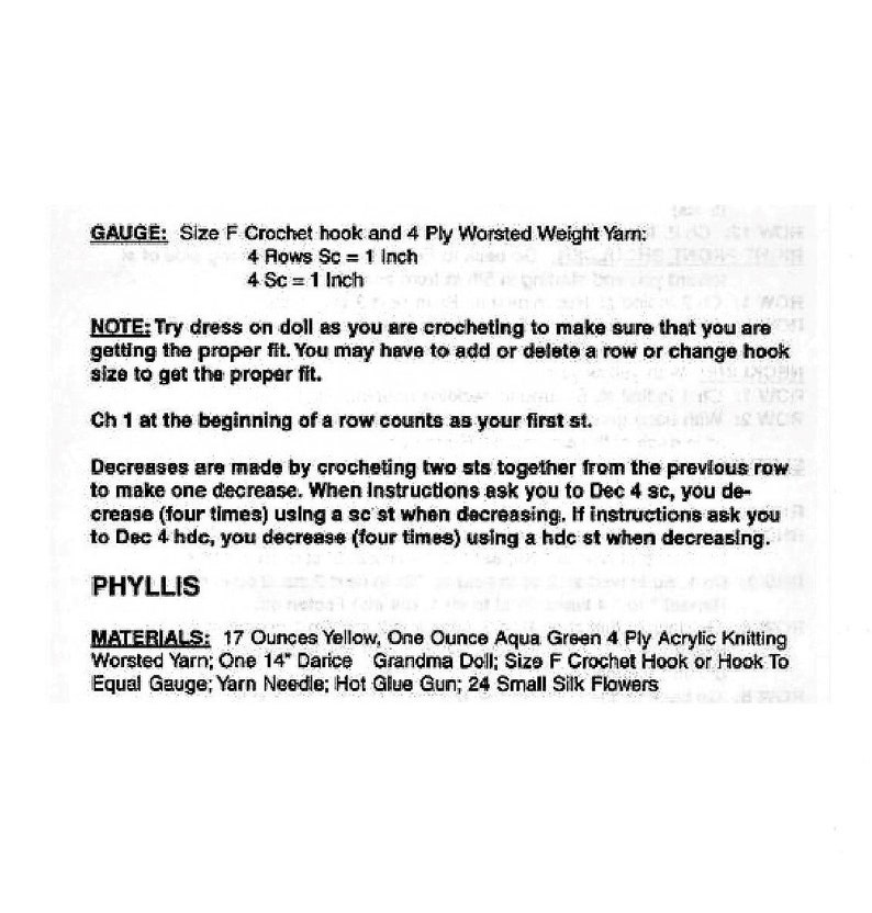 Vintage Crochet Pattern 14 Grandma Phyllis Granny Bed - Etsy