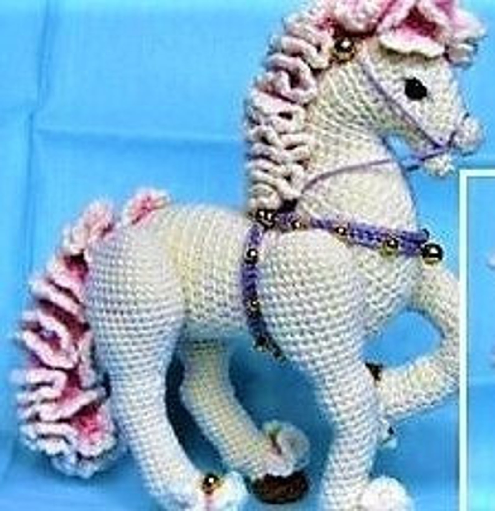 Vintage Crochet Pattern 15 Christmas Carousel Horse Soft - Etsy Canada