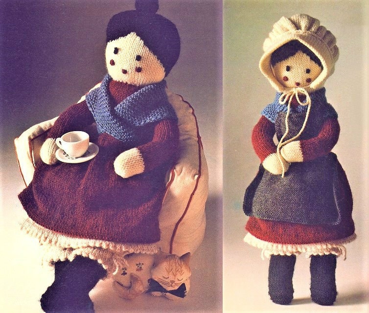 Vintage Knitting Pattern 18 Granny Grandma Grandmother - Etsy