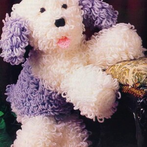 Vintage Crochet Pattern 12" English Sheepdog Dog Soft Toy Doll PDF ...