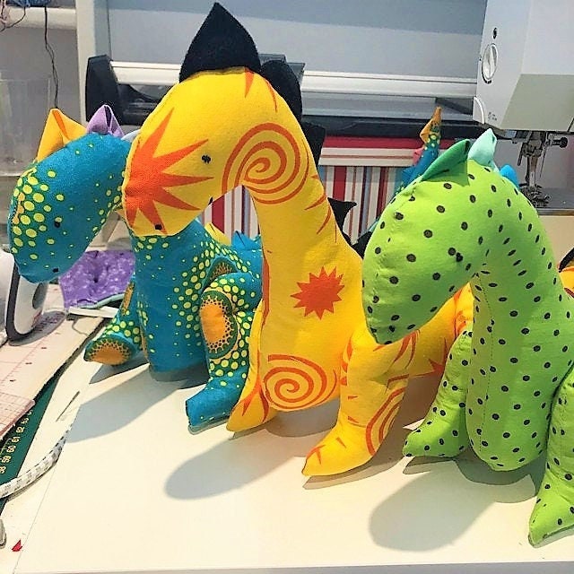 Vintage Sewing Pattern 17 Fabric Stegosaurus Dinosaur - Etsy