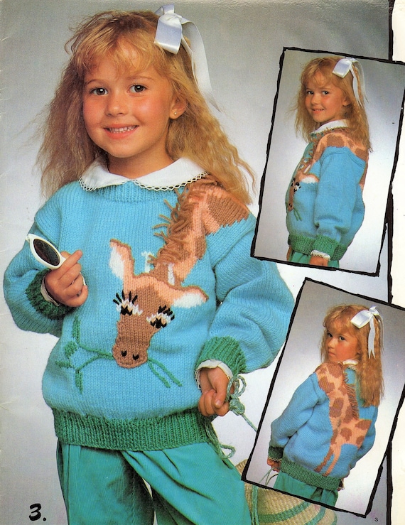 Giraffe Knitting Pattern Jumper