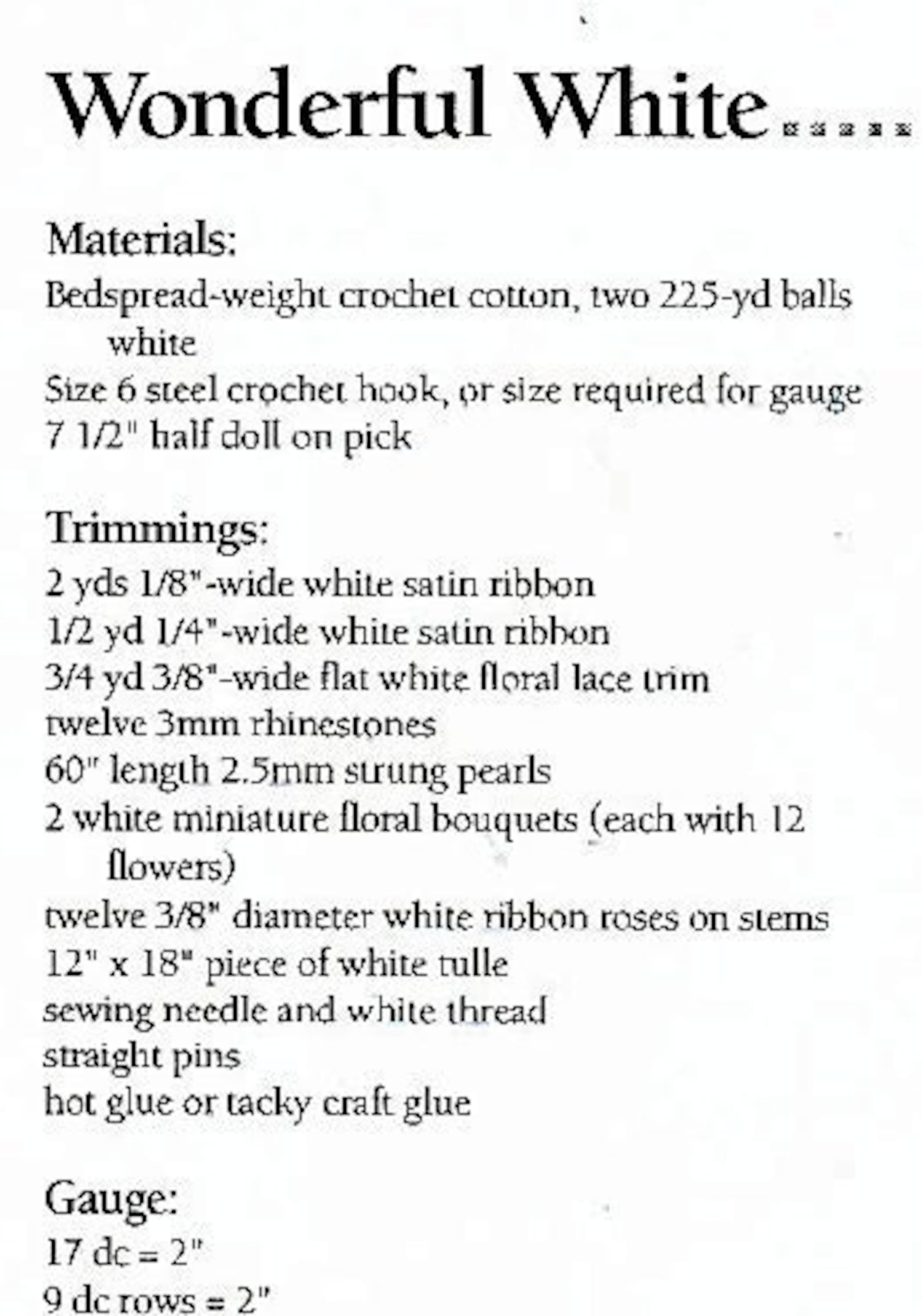 Vintage Thread Crochet Pattern Bathroom Tissue Dolls Covers - Etsy