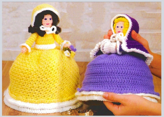 Vintage Crochet Pattern Topsy Turvy Turvey Doll PDF Instant - Etsy