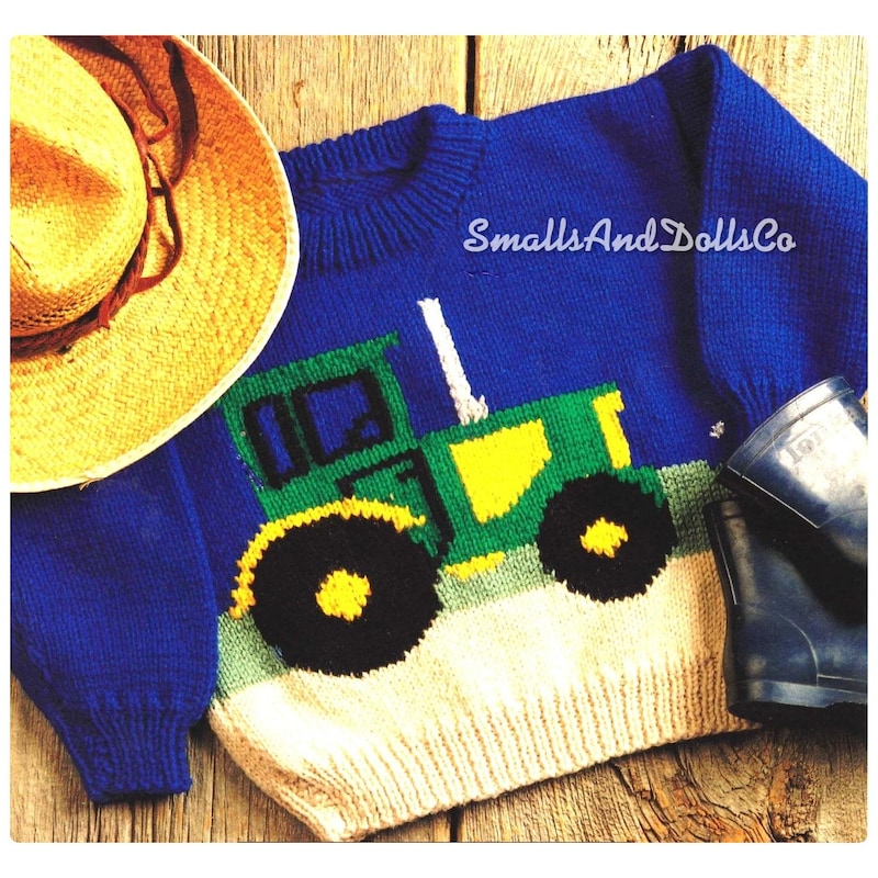 Tractor Knitting Pattern - Etsy UK