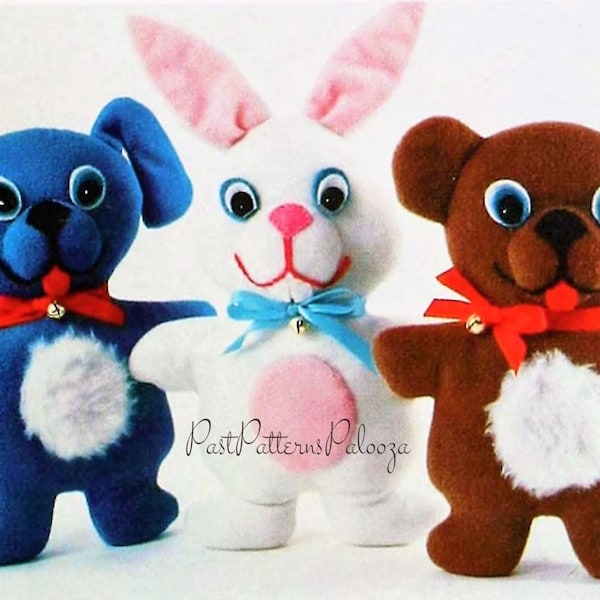 Bunny Plush Pattern - Etsy