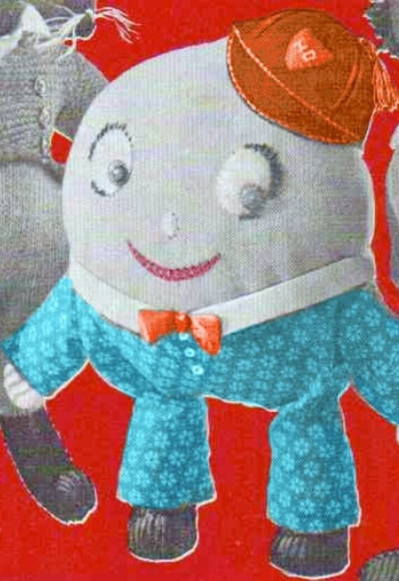 Vintage Sewing Pattern 18 Humpty Dumpty Soft Toy Doll - Etsy