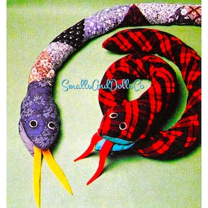 Stuffed Patchwork Snake Pattern - Etsy