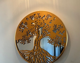Tree of Life Mirror - Etsy UK