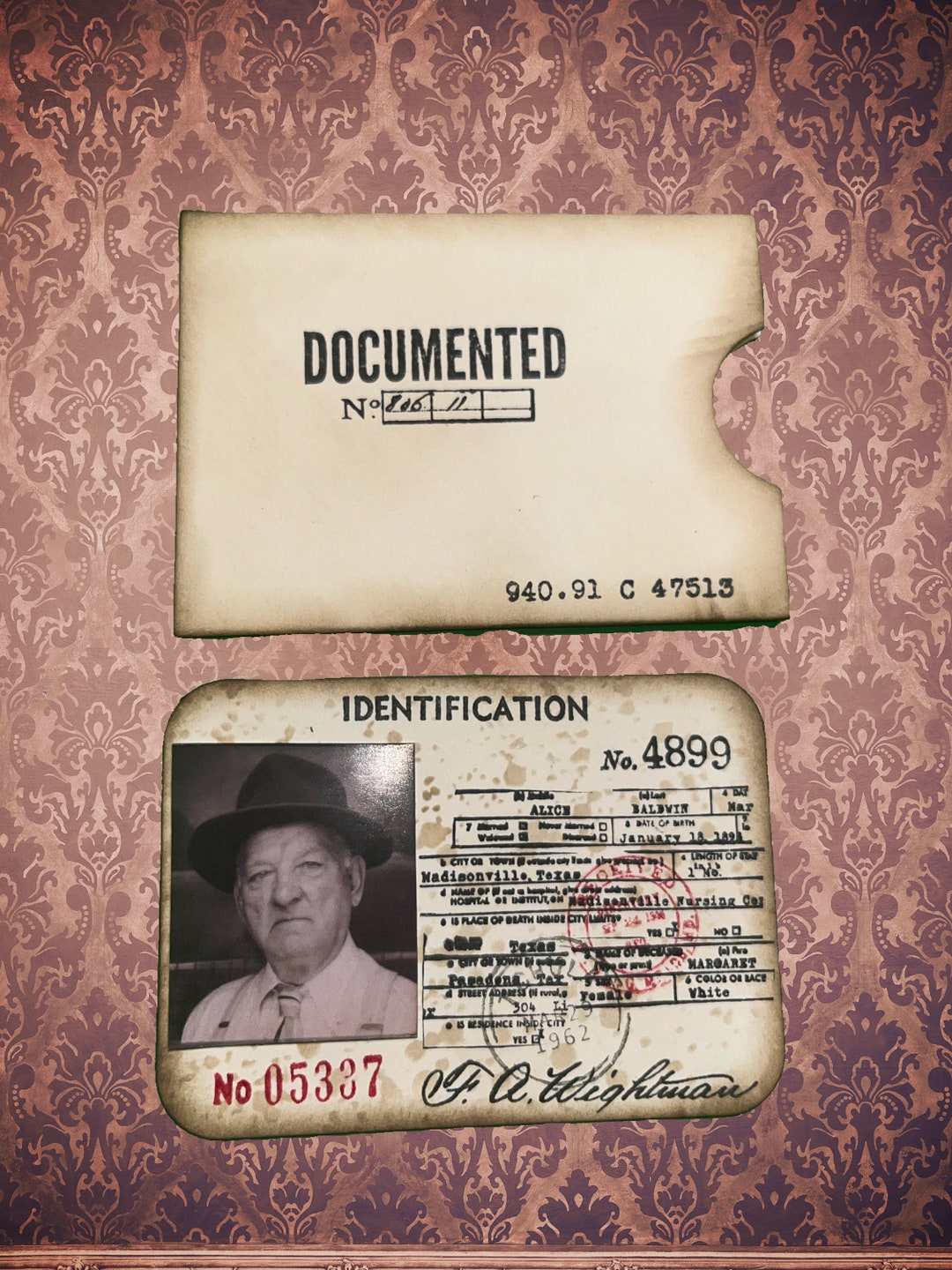 Vintage ID Cards - Etsy
