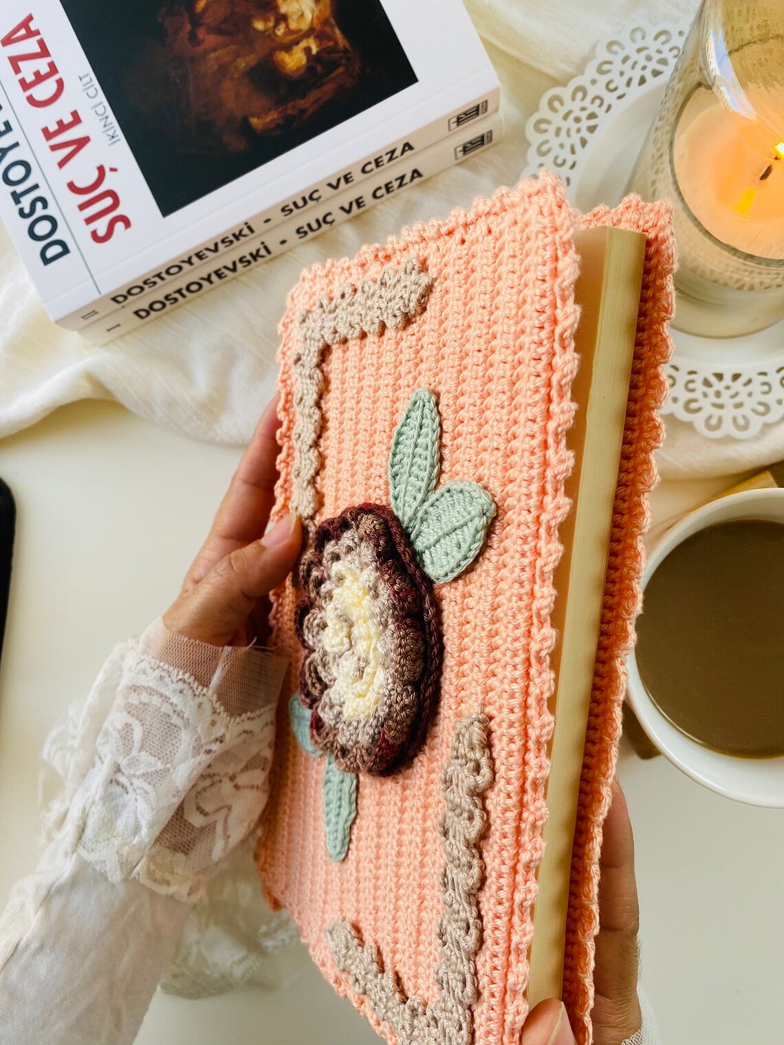 Turkish Crochet Book Cover Pattern (PDF) - Etsy