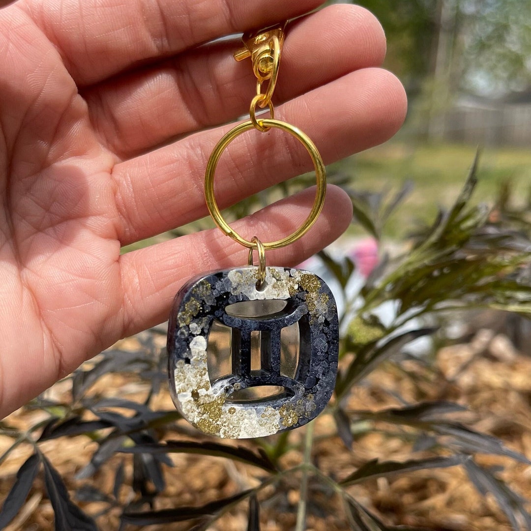 Gemini Keychain - Etsy