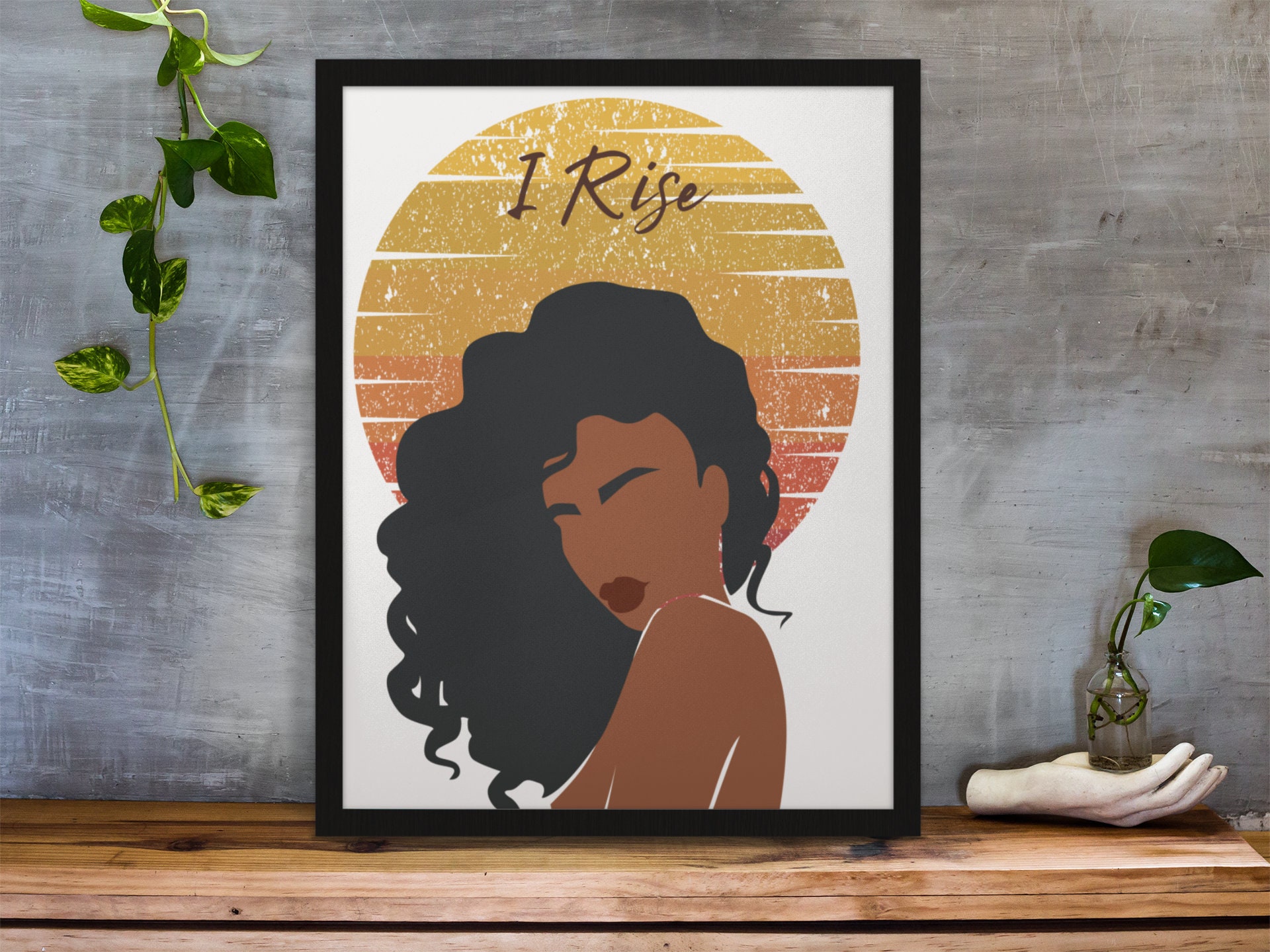 I Rise Abstract Art Print - Etsy