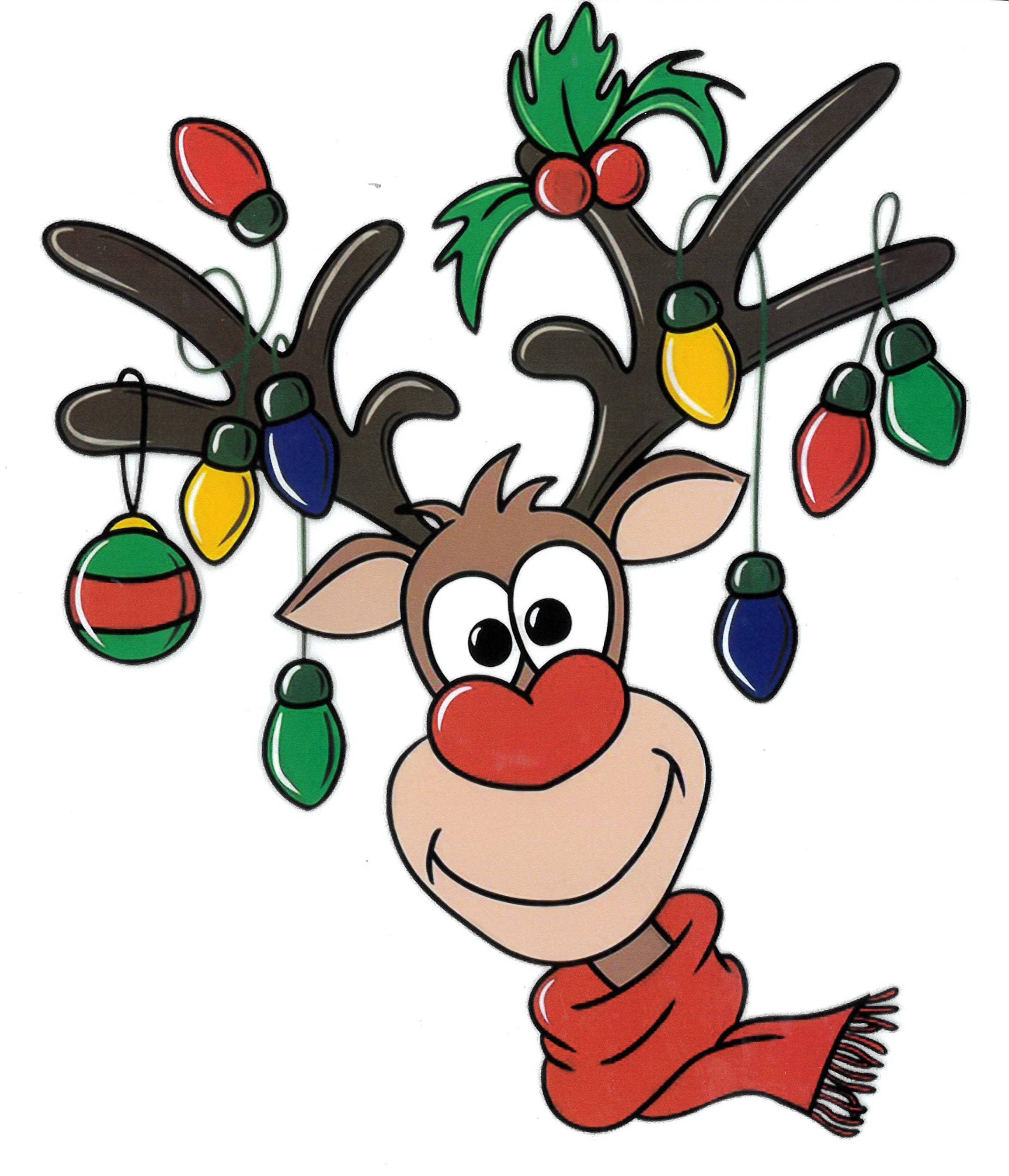 Reindeer With Lights in Antlers - Etsy