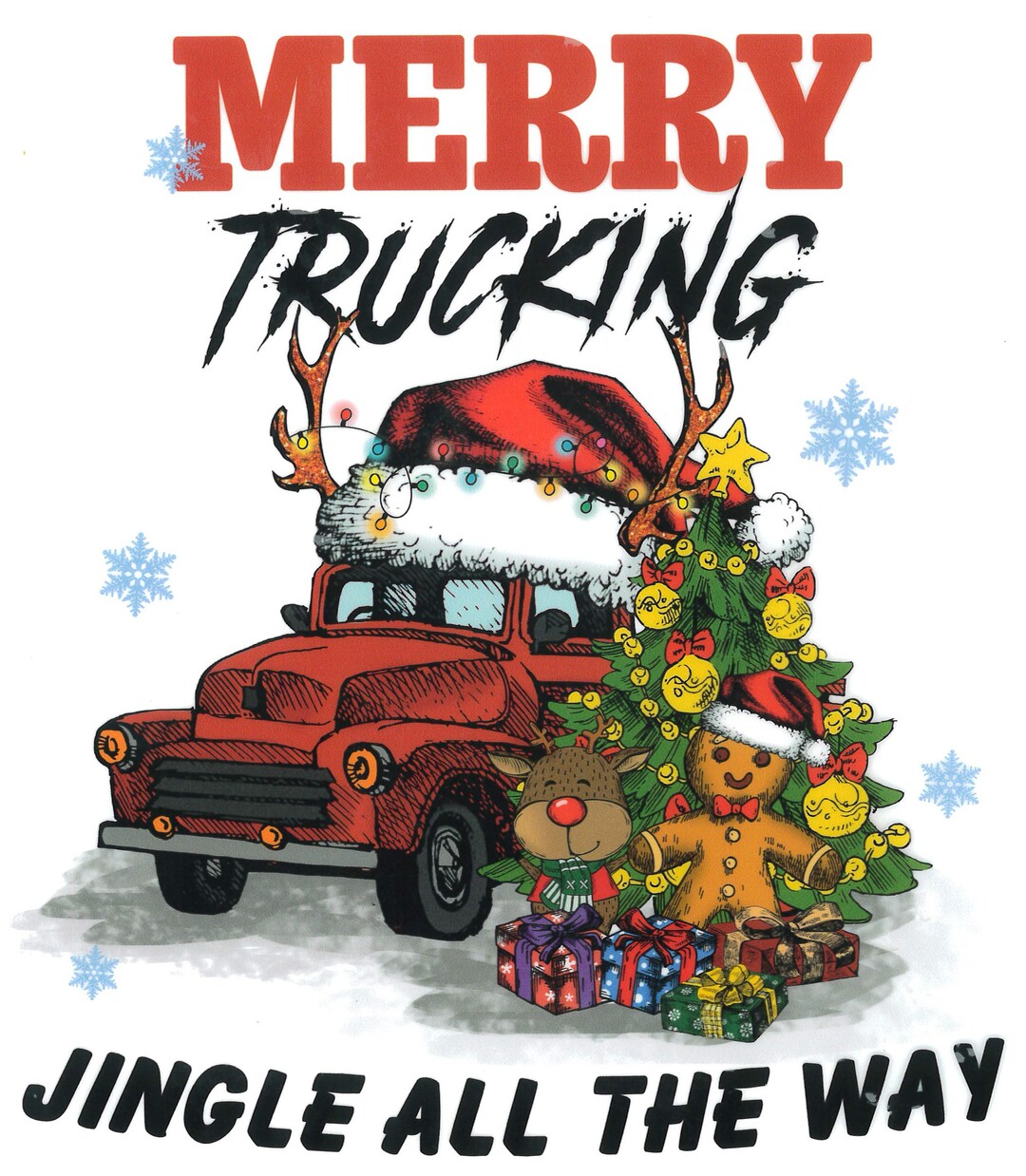 Merry Trucking Christmas - Etsy