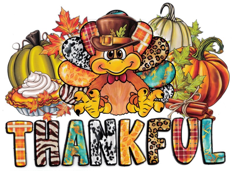 Thankful Turkey - Etsy