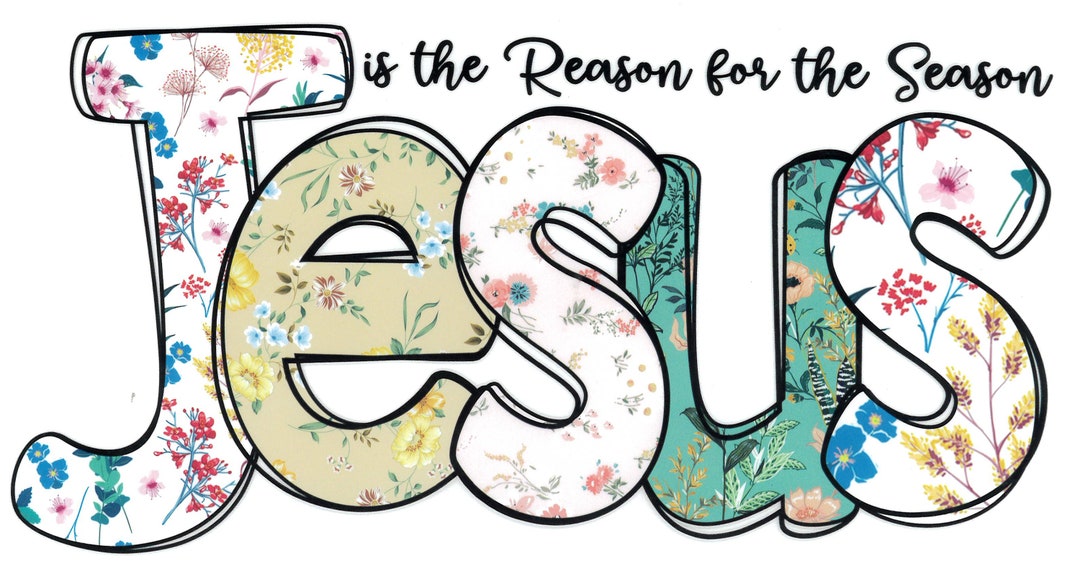 Jesus is the Reason for the Season PNG Pastels - Etsy
