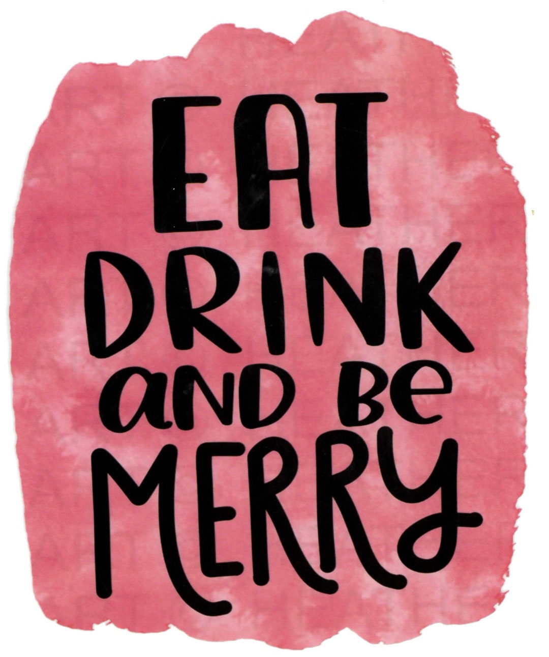 Eat Drink and Be Merry PNG - Etsy