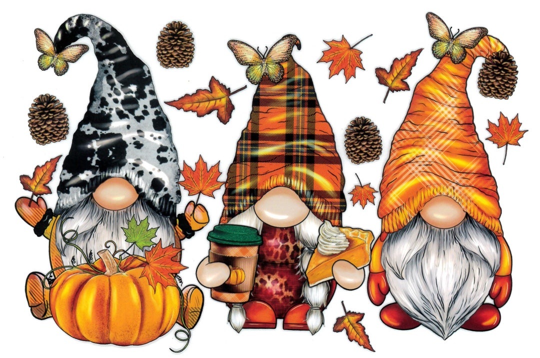 Fall Gnomes PNG - Etsy