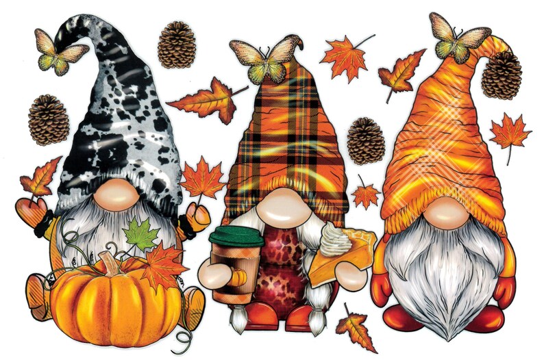 Fall Gnomes PNG - Etsy