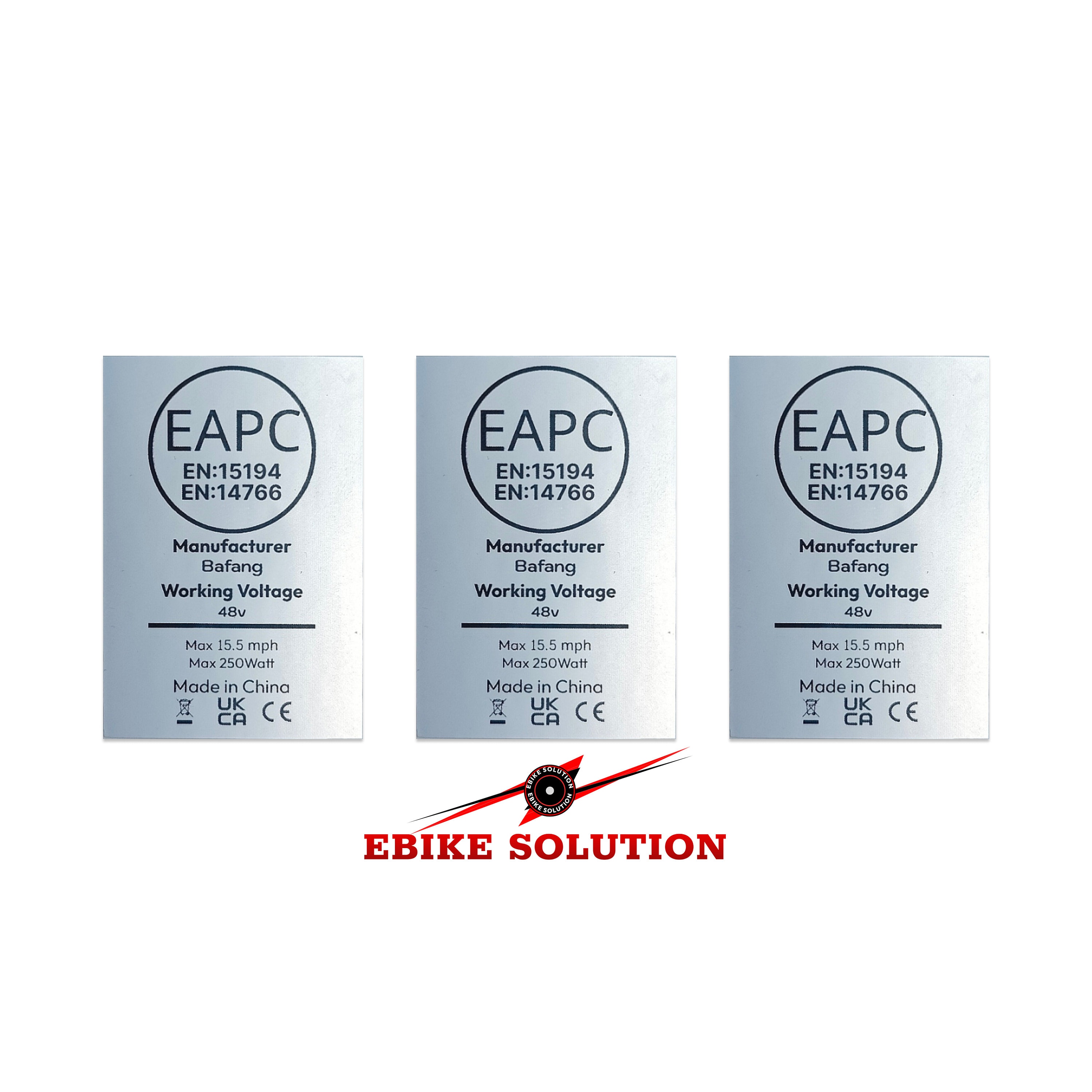 3x 48v/36v 250w Ebike Bafang Legal Motor Silver Sticker Decal UK - Etsy