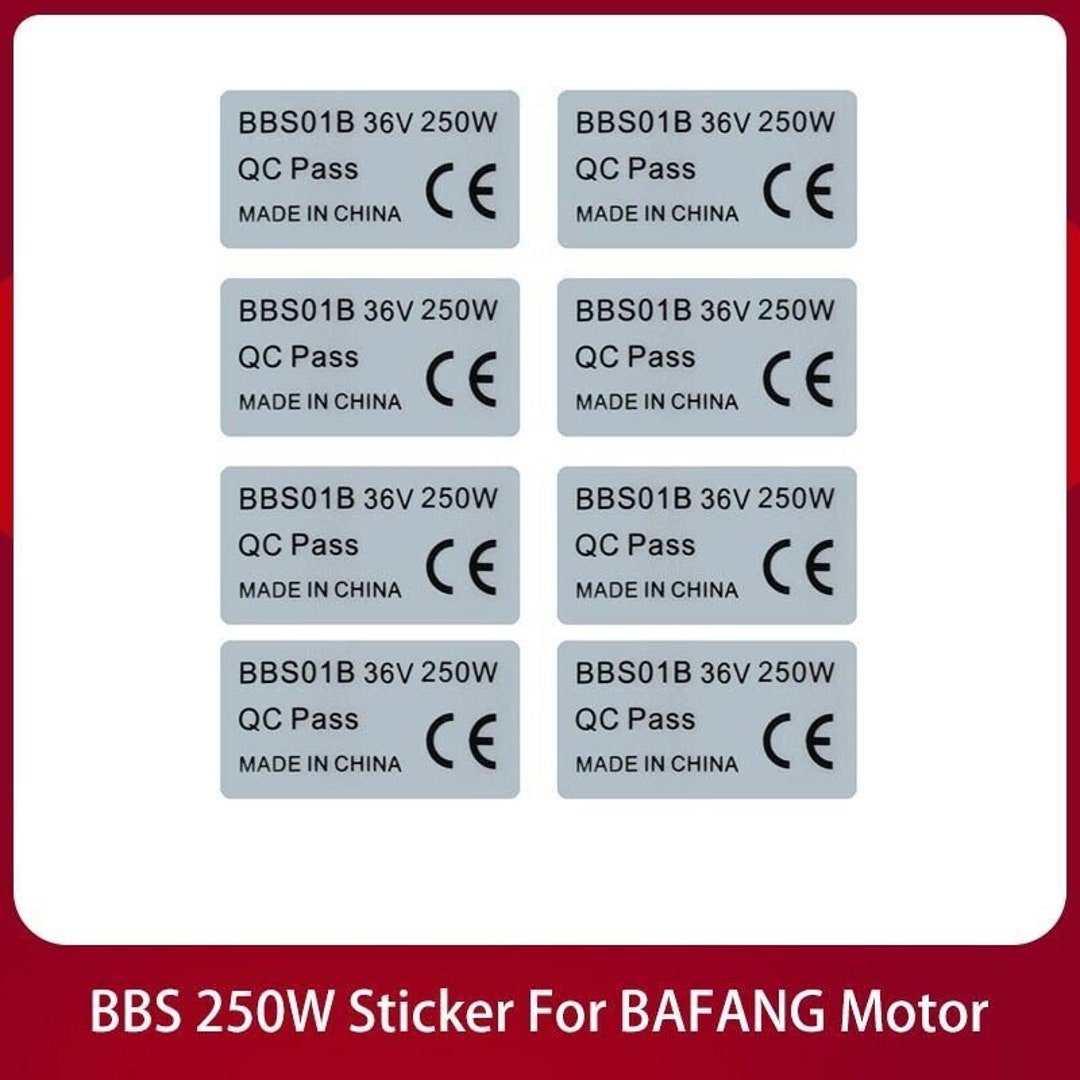 3x Ebike Sticker BAFANG 36V 250W BBS01B Ebike Legal Label - Etsy