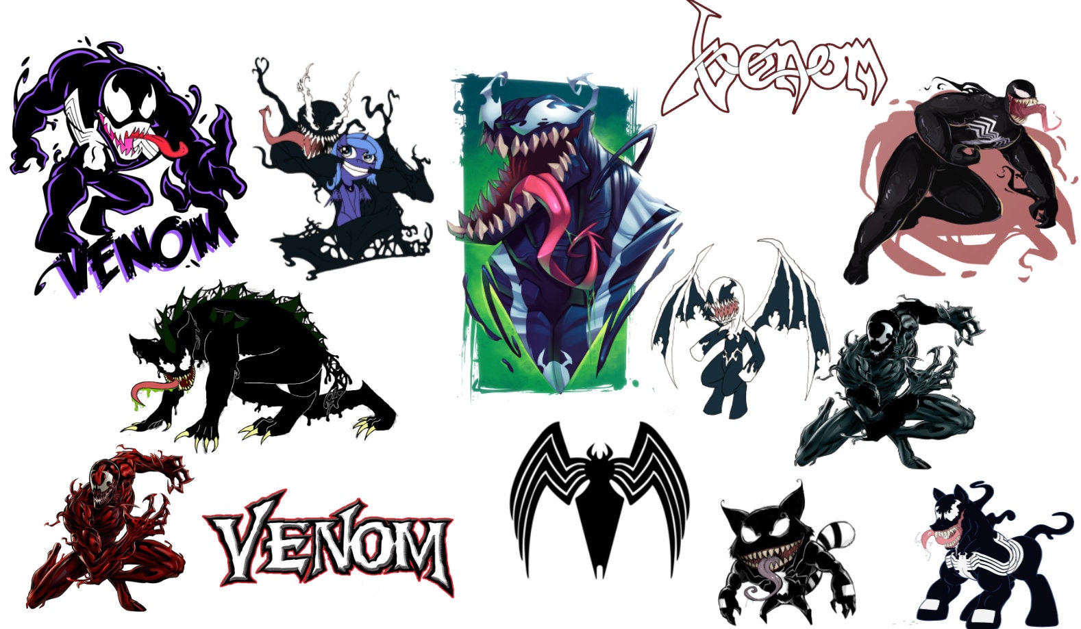 Venom PNG (13 Piece) - Etsy