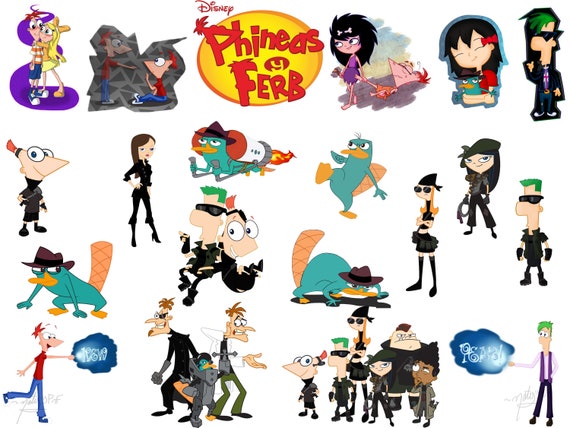 Cartoon Characters Phineas And Ferb Png