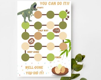 Printable Dinosaur Reward Chart | Behaviour Tracker for Kids | Fillable ...