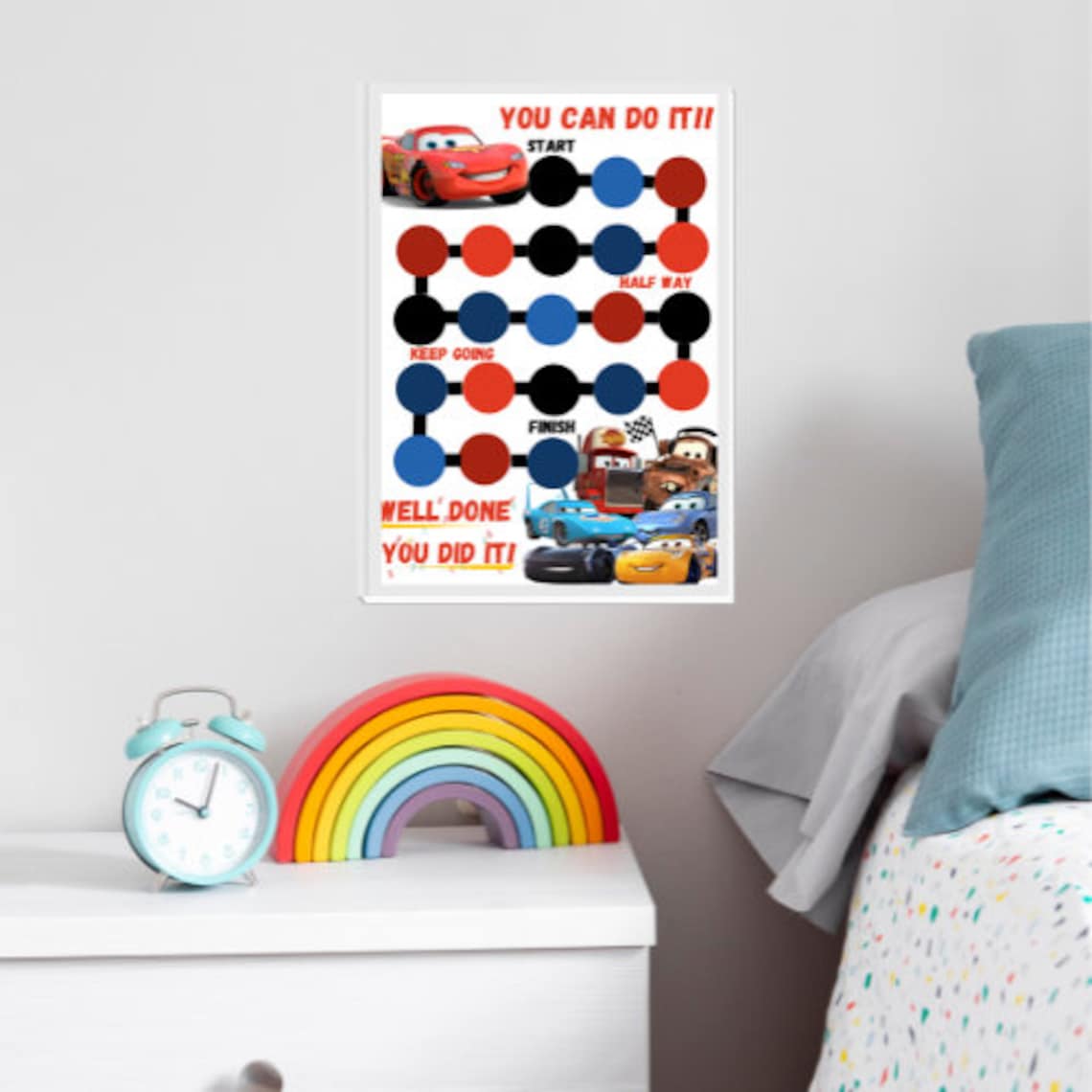 Printable Lightning Mcqueen Rewaed Chart - Etsy