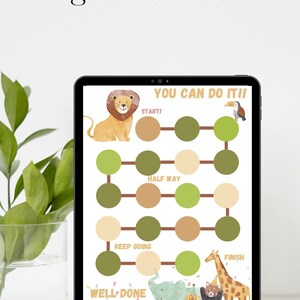 Printable Animal Theme Reward Chart - Etsy