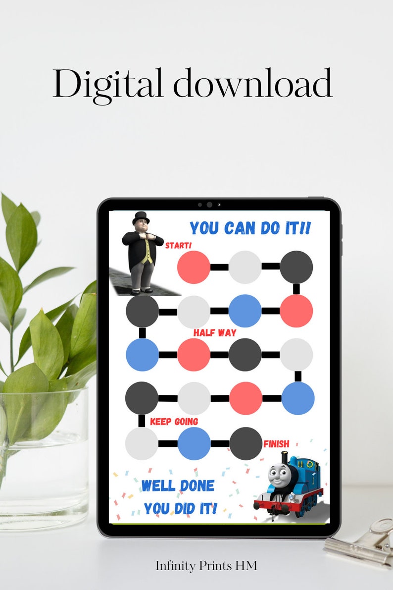 Tabla de recompensas del tema Thomas The Tank Engine - Etsy México