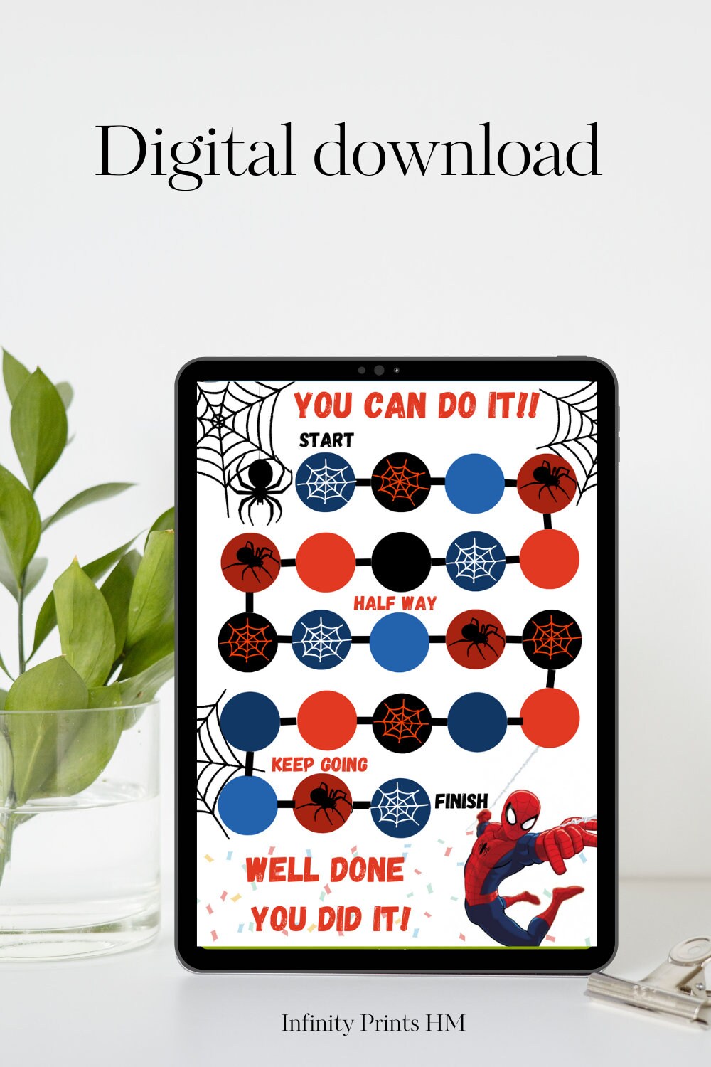 Printable Spiderman Theme Reward Chart - Etsy