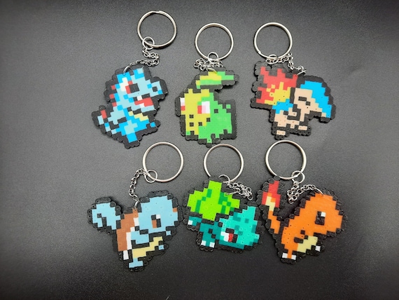 Pokemon Sprite Keychains - Etsy