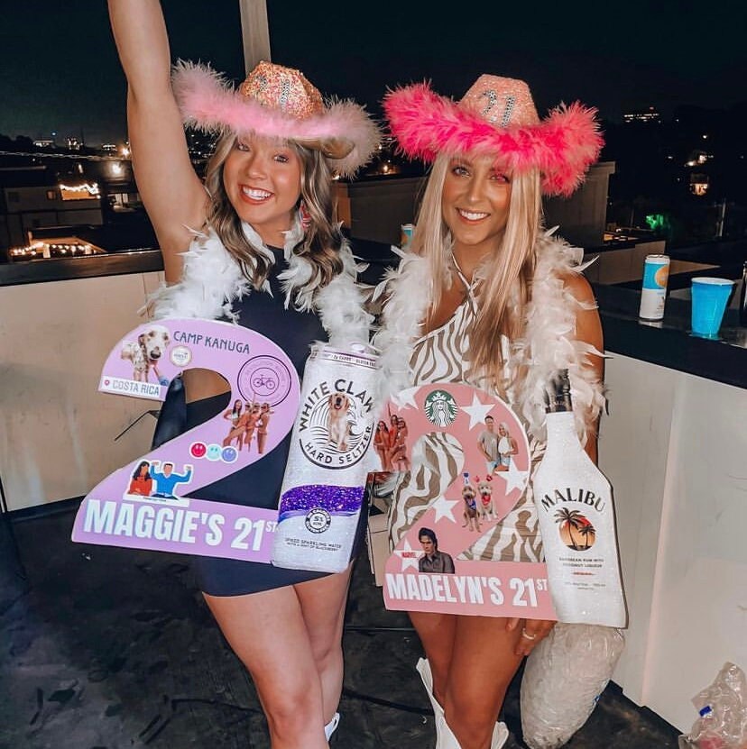 Custom 21st Birthday Sign - Etsy