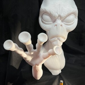 Alien Life Size UFO Coming Out of Wall - Etsy