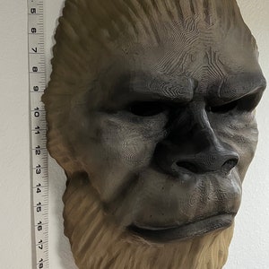 Bigfoot Wall Mask HUGE !!! Lifesize Sasquatch - Etsy