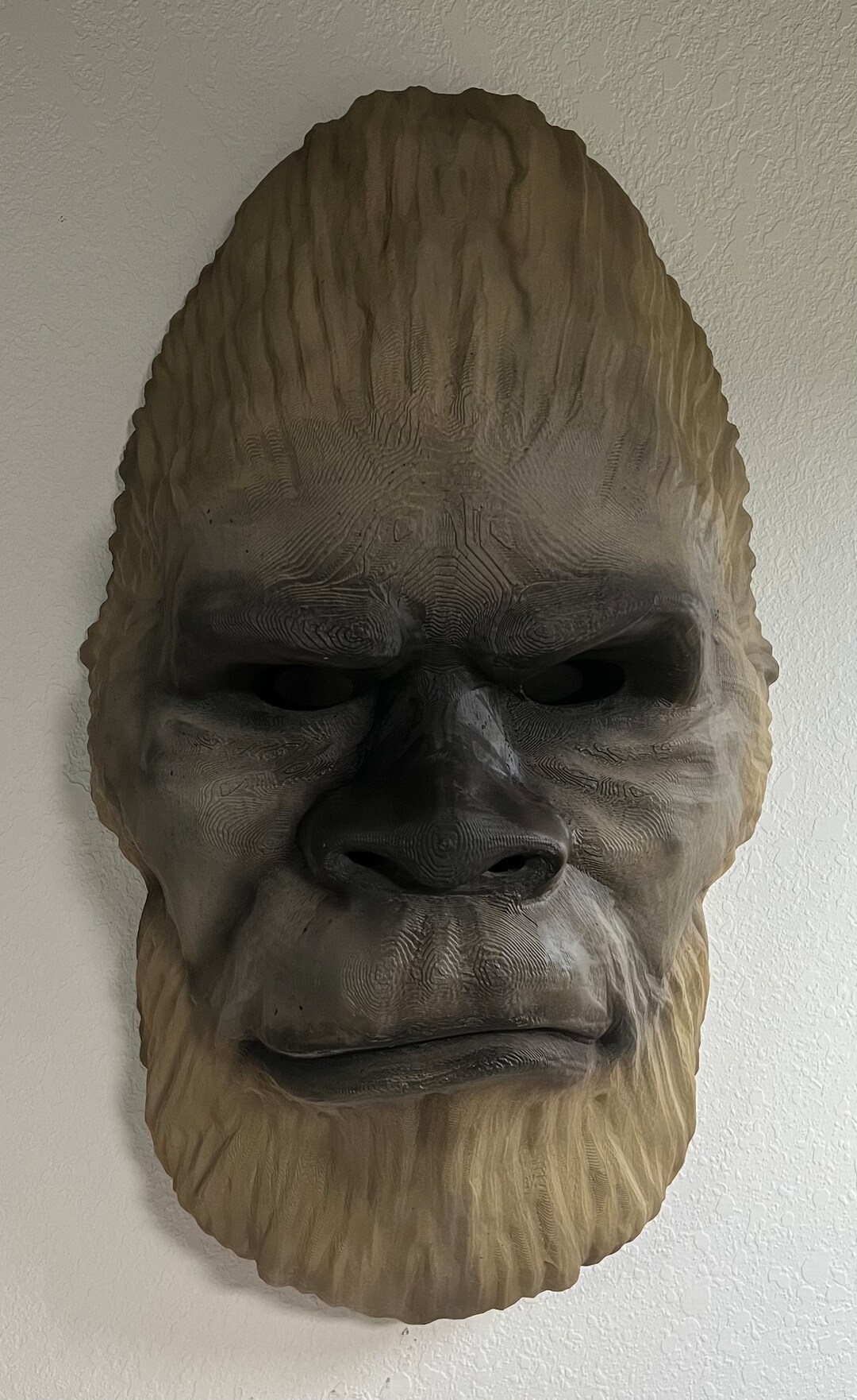 Bigfoot Wall Mask HUGE !!! Lifesize Sasquatch - Etsy