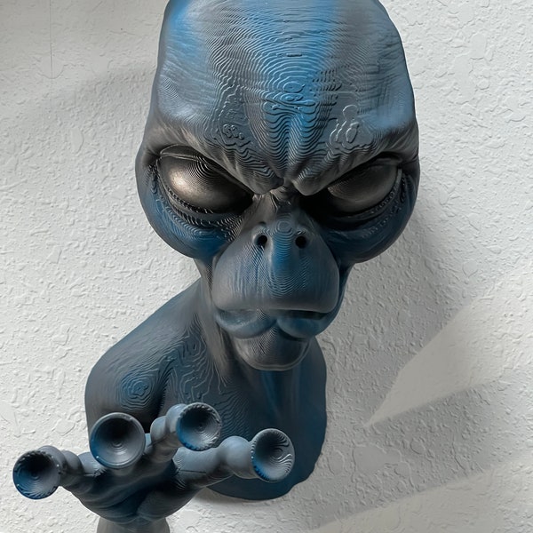 Man Coming Out of Wall Art - Etsy