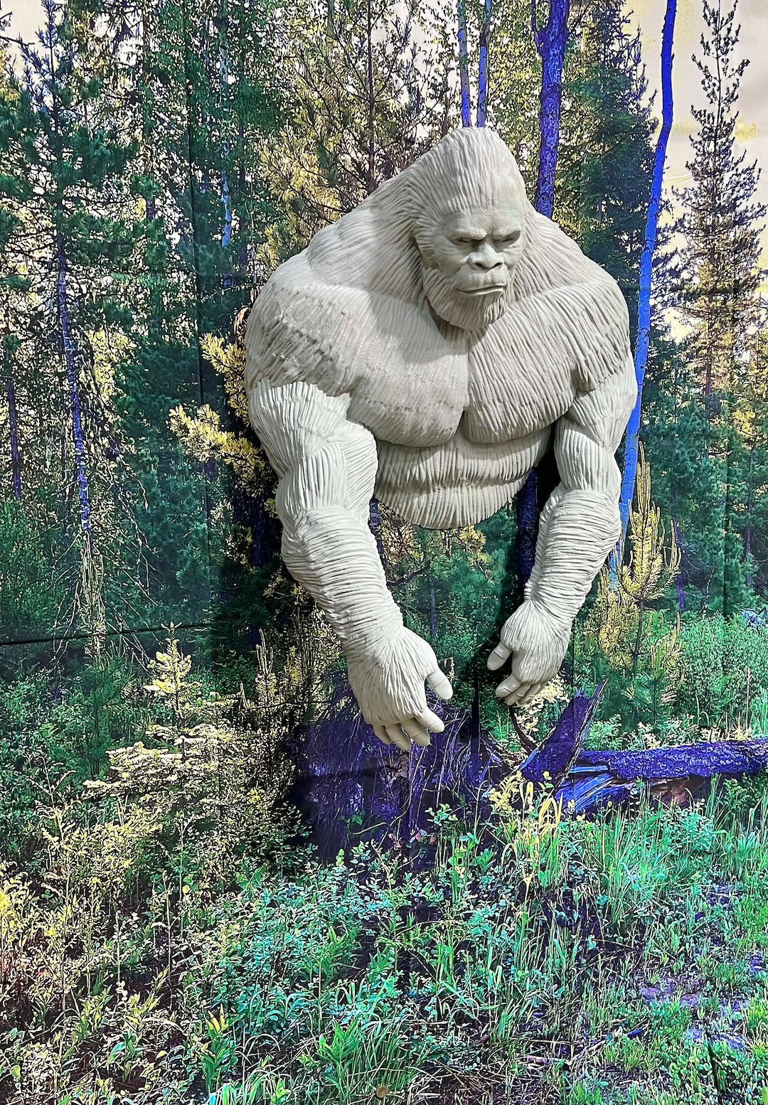 Bigfoot Sasquatch Yeti Wall Mount Unpainted Retail Store Business ...