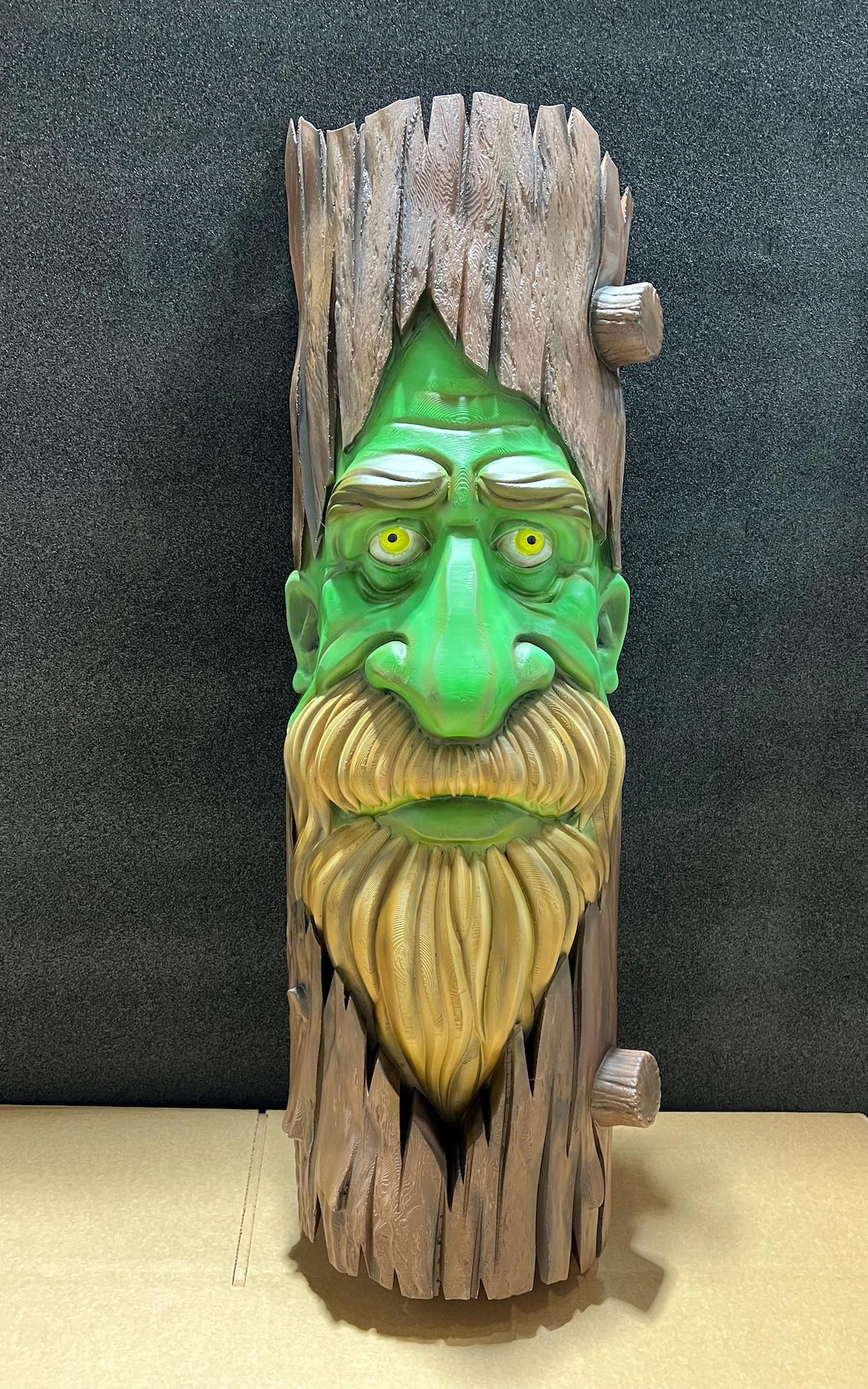 Green Man Forest Man 32" Tall Custom Painted **FREE SHIPPING** - Etsy